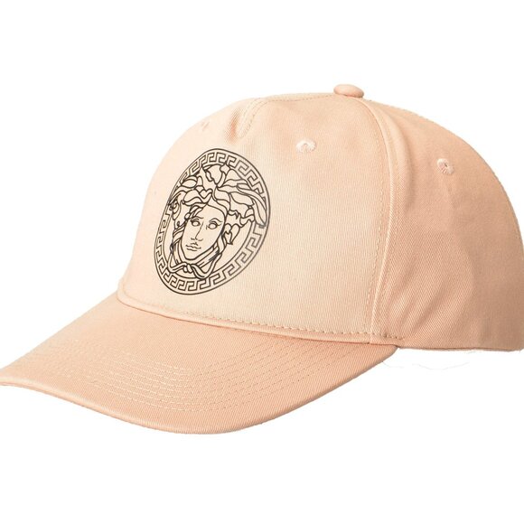 Versace | Accessories | Versace Medusa Logo Print Light Pink Baseball ...